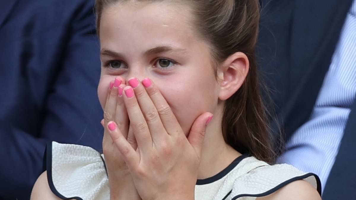 Princess Charlotte Shows Enthusiasm While Watching Wimbledon Final with ...