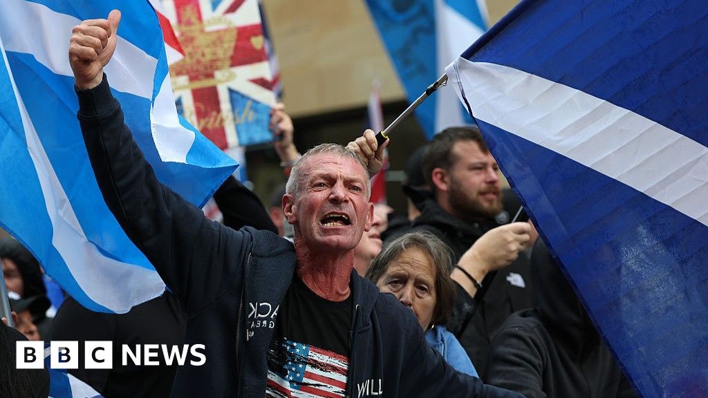 Controversy Over Scotland’s Saltire as It Becomes Symbol in Anti ...