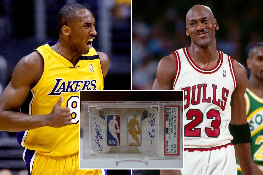 Michael Jordan and Kobe Bryant Dual-Signed Card Sells for $12.9 Million ...