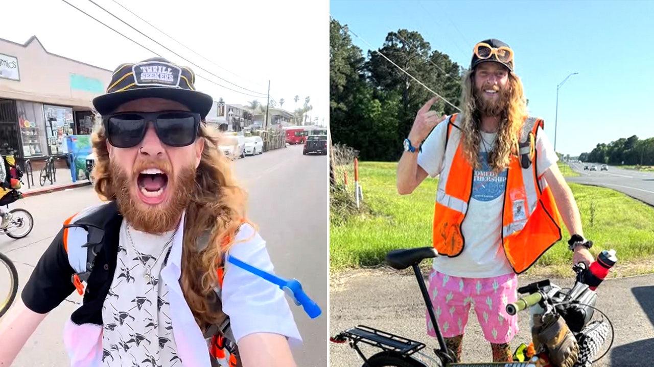 Comedian bikes across the U.S. to raise funds for underprivileged ...