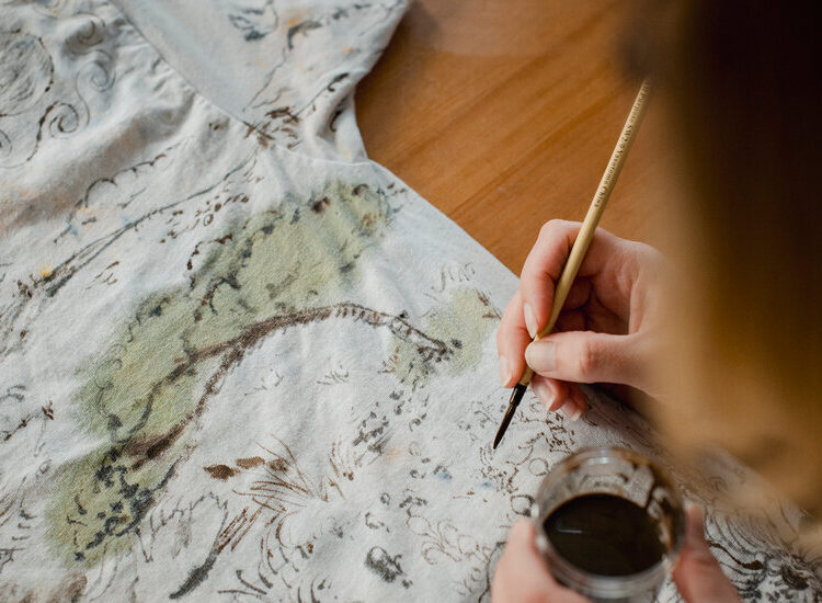 Hand-Painted Clothing Gains Popularity in Era of Fast Fashion ...