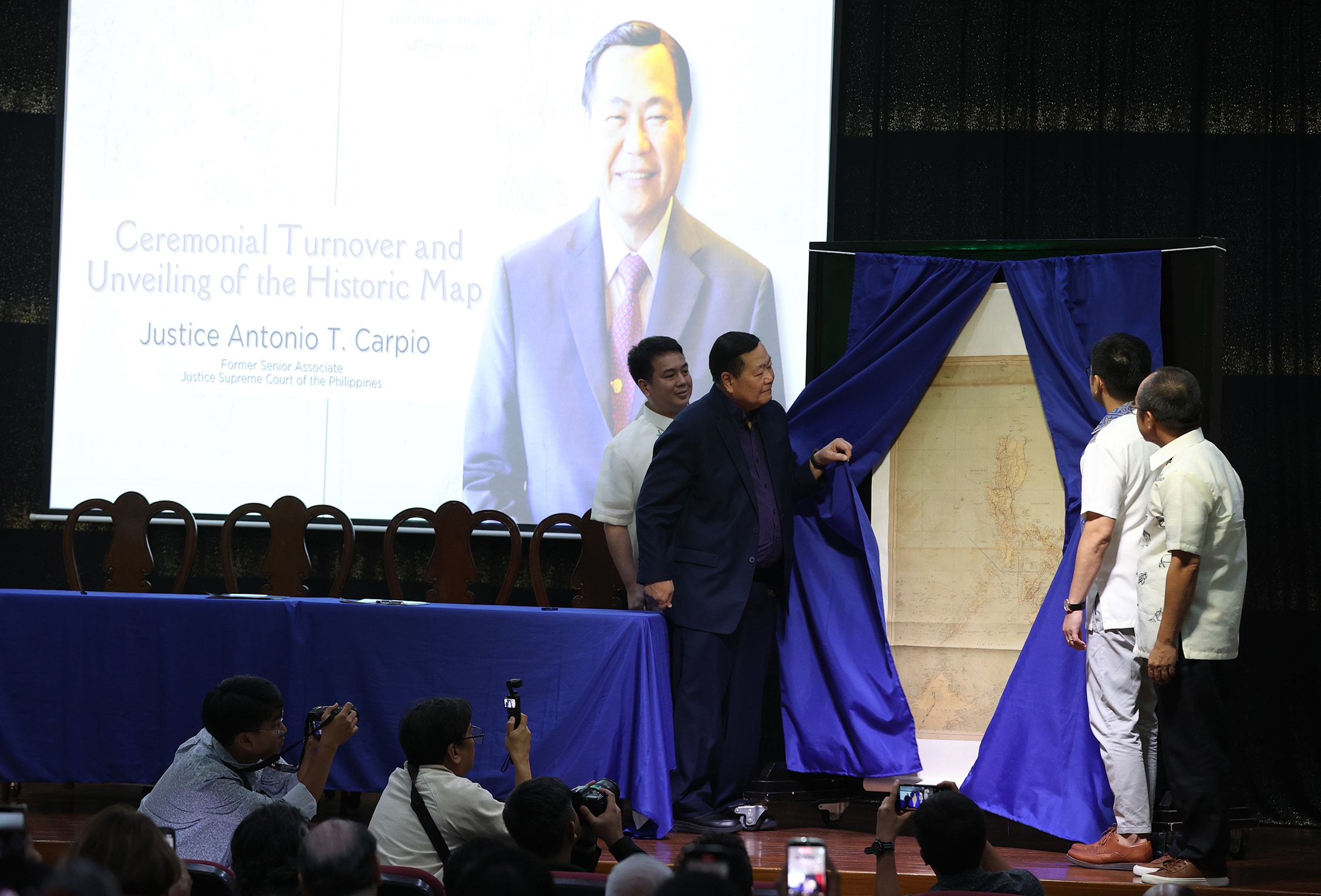 Justice Carpio donates 1875 map that defines Philippine sovereignty in ...