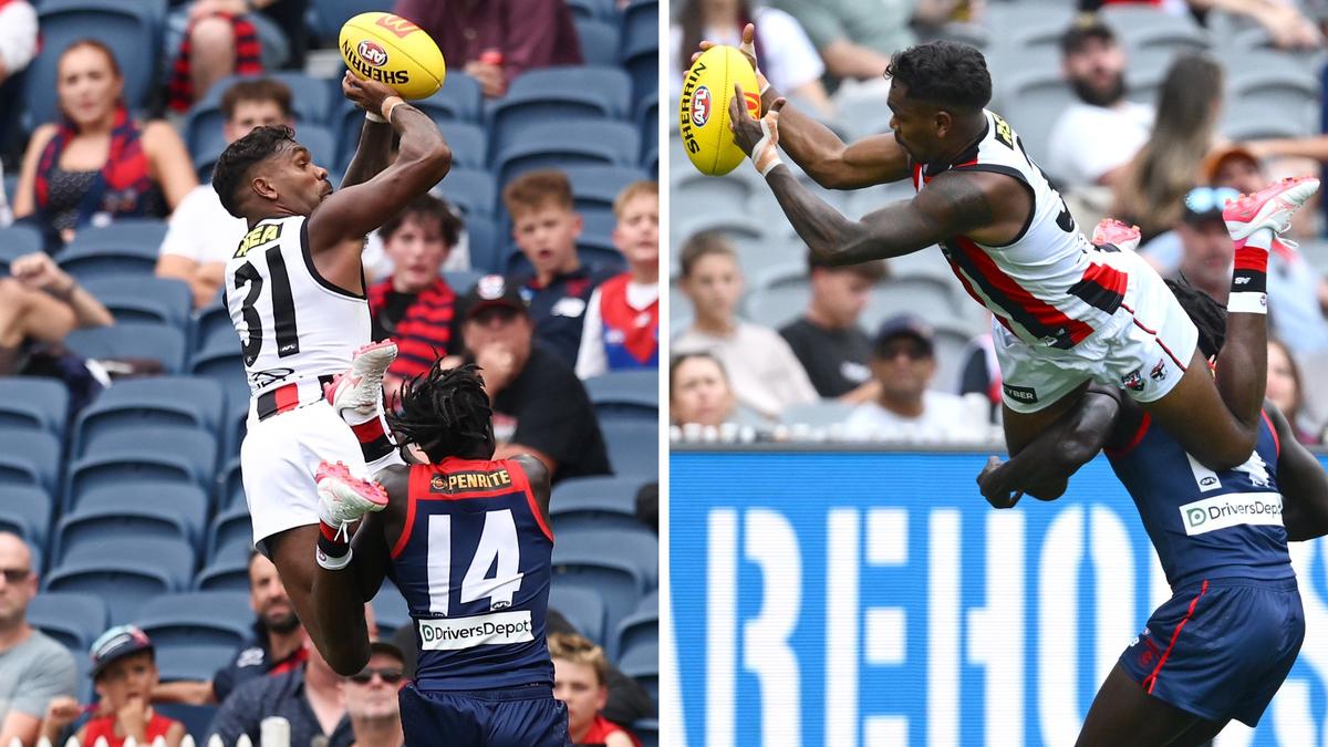 Liam Ryan impresses with spectacular mark in debut for St Kilda ...