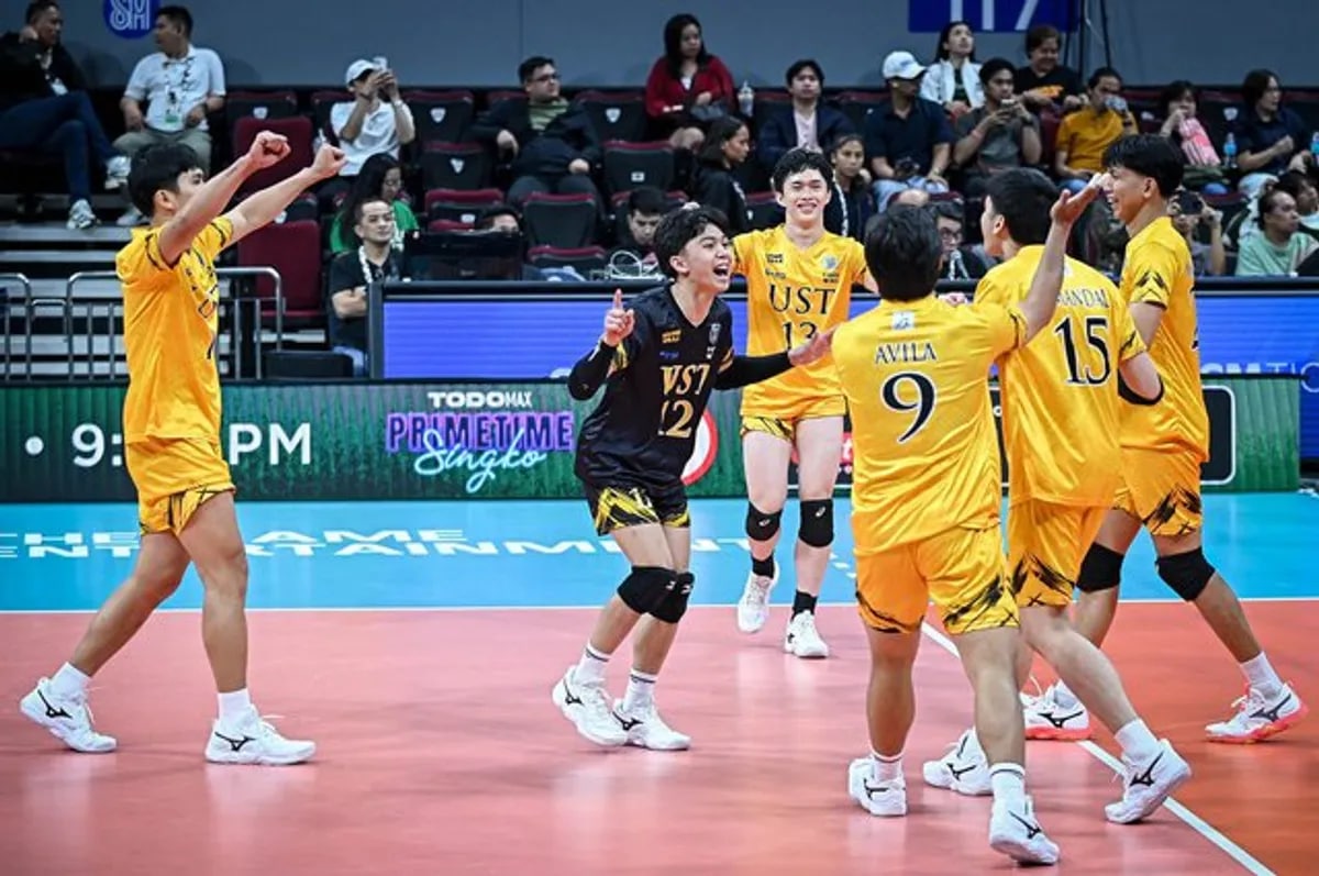 UST secures fifth consecutive win by defeating UP in UAAP Volleyball ...