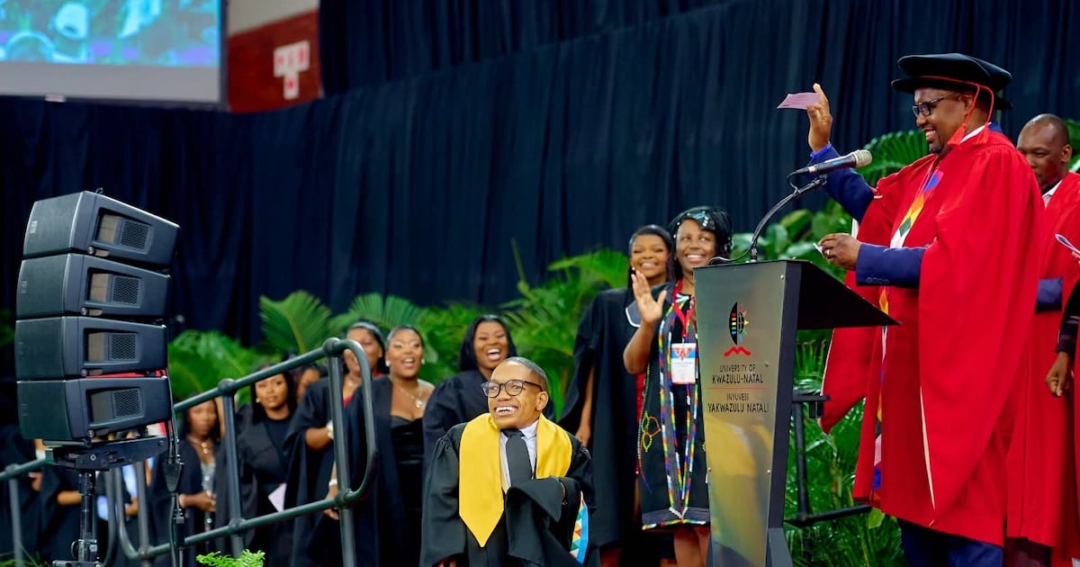 UKZN Student Overcomes Disability to Graduate Top of Class - KillBait ...