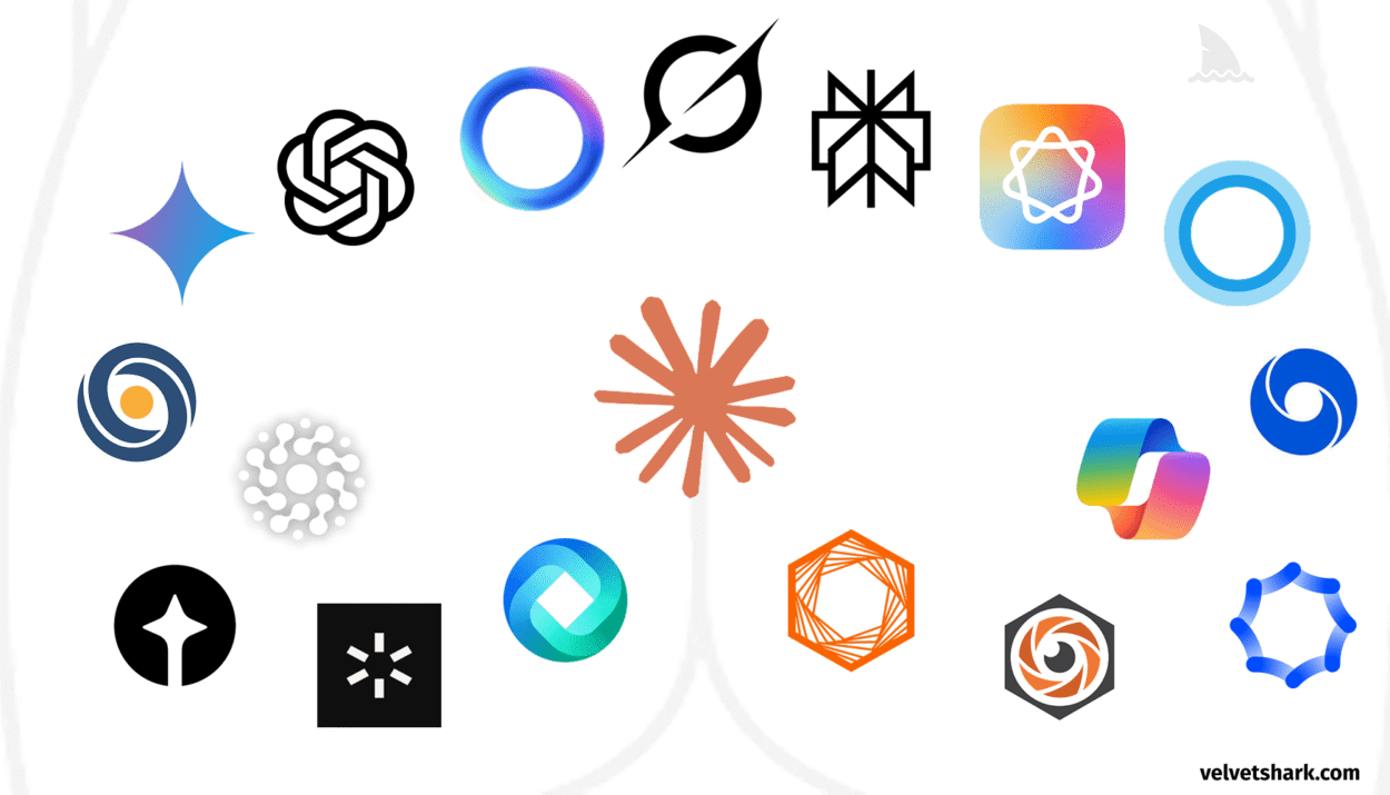 El diseño repetitivo en logos de empresas de IA: un análisis visual y ...